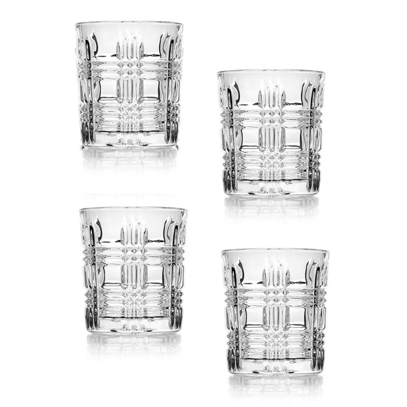 Godinger | Dining | Godinger Crystal Tartan Plaid Design Double ...